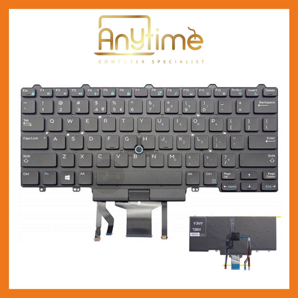 DELL E5450 E5470 E7450 E7470 KEYBOARDS WITH MICE Latitude 7490 5480 ...