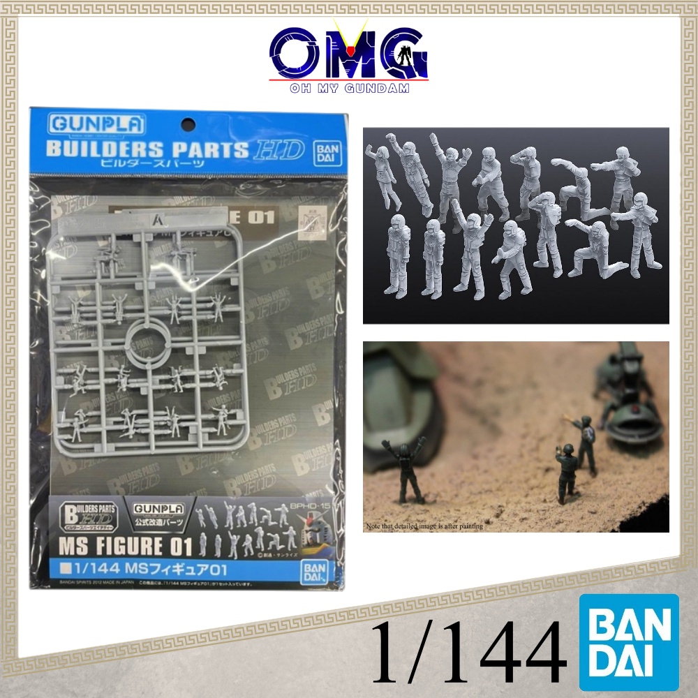 Bandai Builders Parts HD 1/144 MS Figure 01 61944 Gundam Figures ...