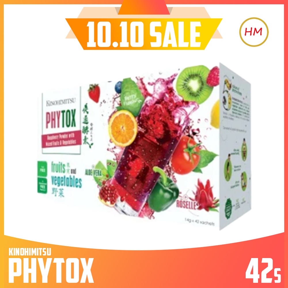 Kinohimitsu Phytox Dtox Enzyme Juice (42s x 14g) | Shopee Malaysia