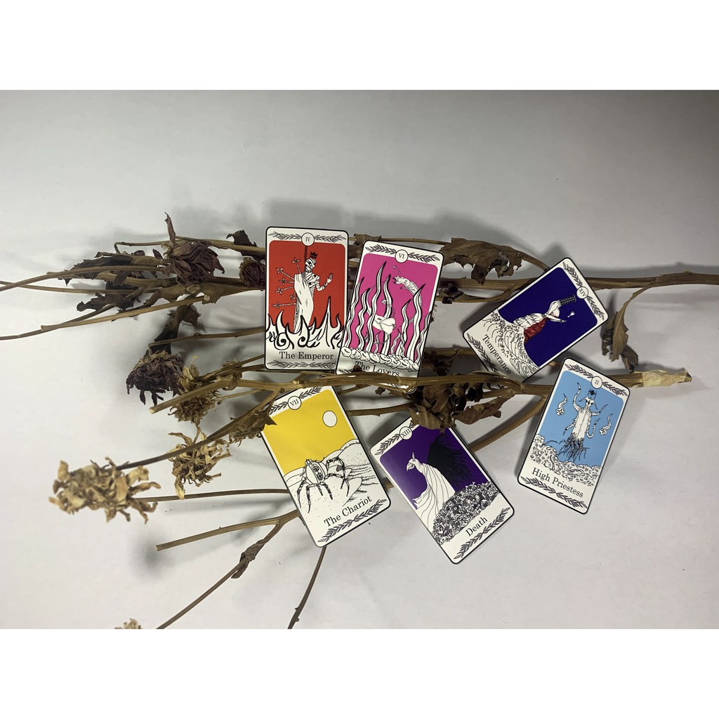 Tarot card stickers (Set of 6) | Shopee Malaysia