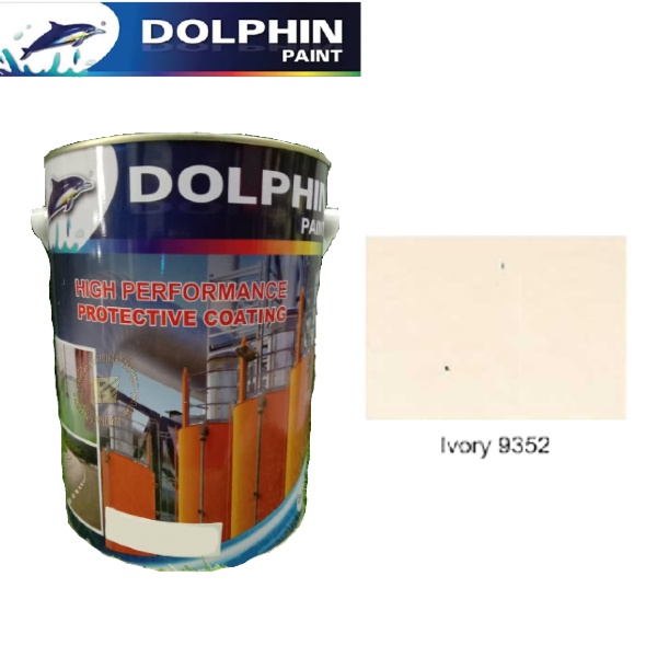 DOLPHIN PAINT [ 5L ] 9300 Epoxy Coating ( for Industrial Floors and ...