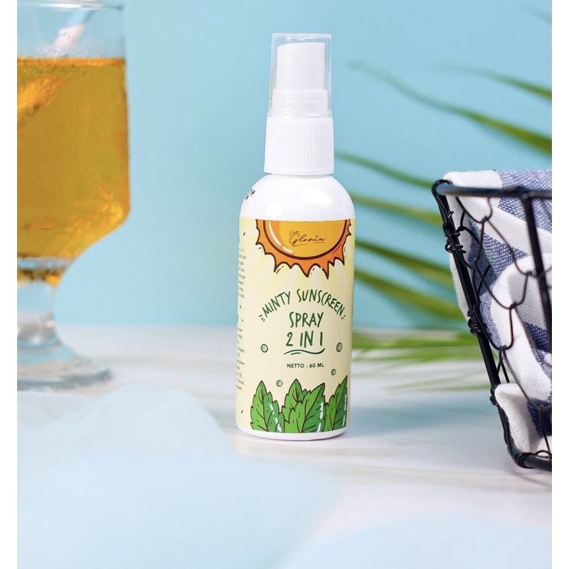 [Free gift 🎁] MINTY SUNSCREEN SPRAY 2in1 by lea 💯 | Shopee Malaysia