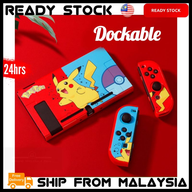 Nintendo Switch Hard Shell Casing Pikachu / Eevee Pokemon Case Fit Slim ...