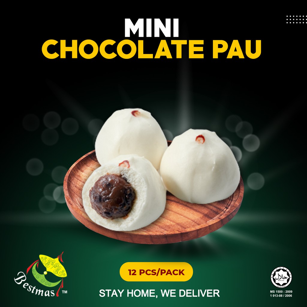 Mini Chocolate Pau (12pcs) - Sweet Pau | Shopee Malaysia