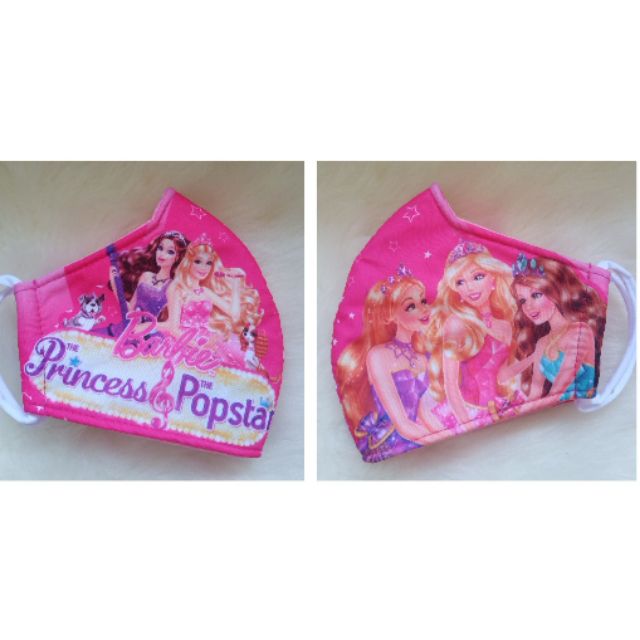 Limited Edition Barbie Design Mask for kids age 4-6 | Shopee Malaysia
