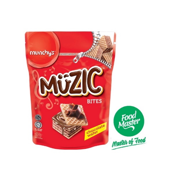 Munchy's Muzic Chocolate Wafer Bites @ 180g ( Free Premium Packing ...