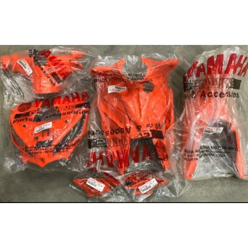 INNER COVER SET LC V2/V3/V4/V5/V6 💯% ORIGINAL OEM YAMAHA (ORANGE/RED ...