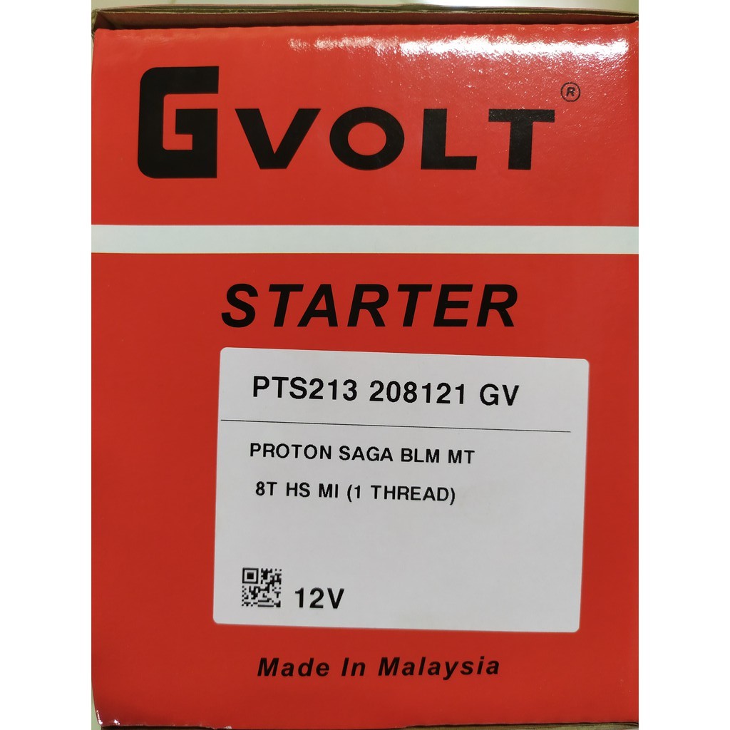 Gvolt HIGH SPEED Starter - PROTON WAJA, GEN2, Persona, Exora, BLM, FLX ...