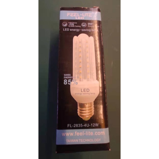 FEEL-LITE 12W 4U LED BULB PLCE 2835 E27 SCREW TYPE DAYLIGHT 6500K ...