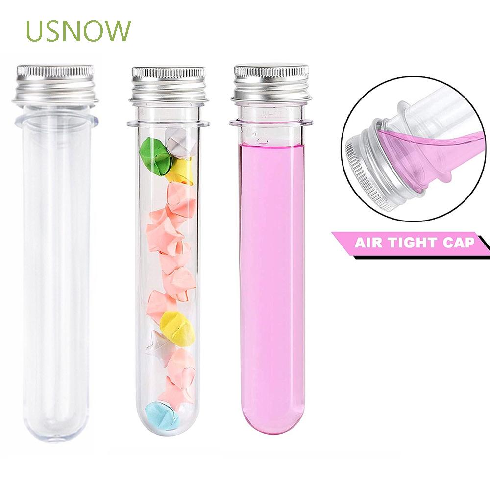 USNOW 25pcs Test Tube Bottle Clear Candy Containers Transparent Test ...