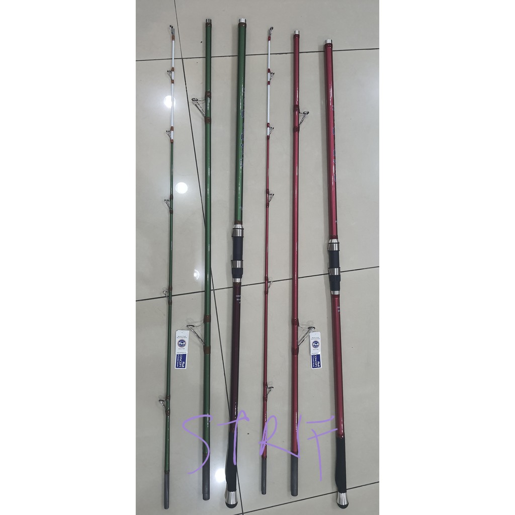 12 Kaki Carbon Rod Pantai Surf Fuji Rod Surf carbon 100-300g | Shopee ...