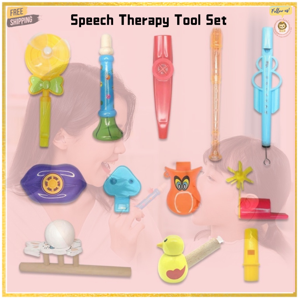 LionMeow Speech Therapy Tool Set | Autism | ADHD | Speech therapy set ...