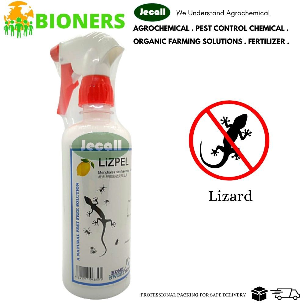 Bioners Lizpel Natural Lizard and Insects Repellent Spray 450ml / Cicak ...