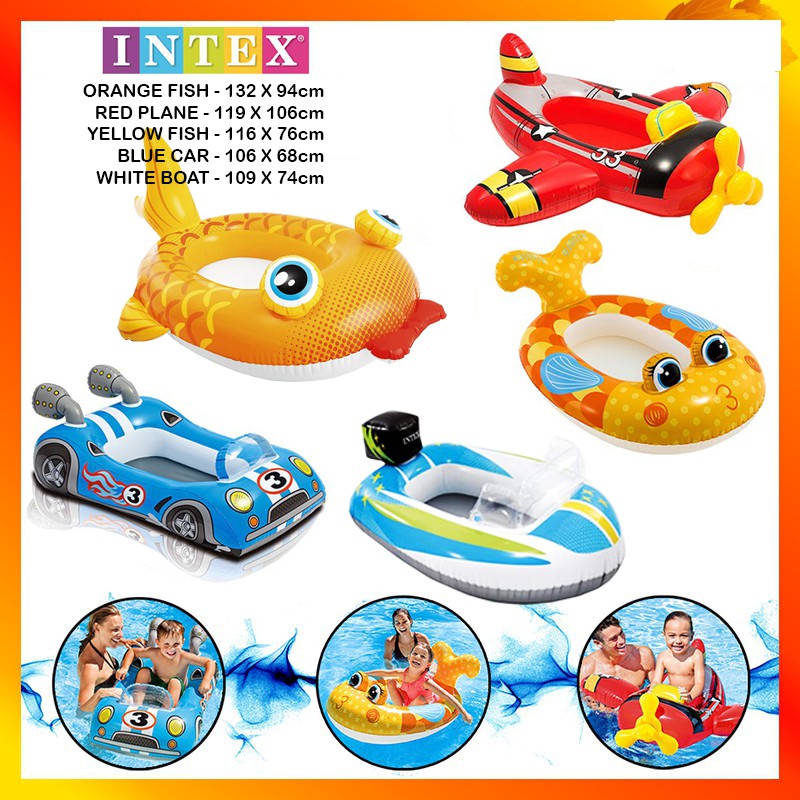 INTEX 59380 (NP12) Inflatable Swimming Pool Cruiser Cute Cartoon Toy ...