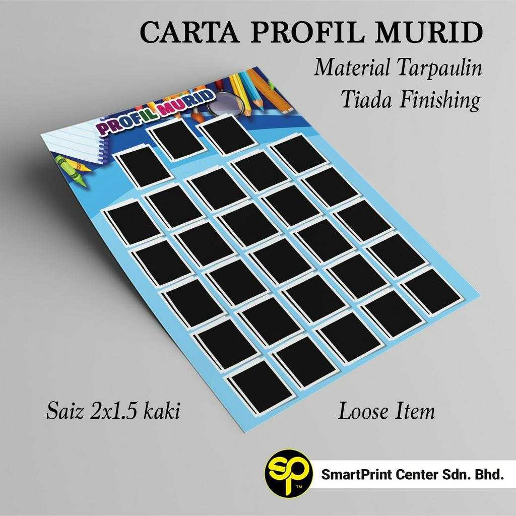 BANNER CARTA PROFIL MURID HIASAN KELAS | Shopee Malaysia