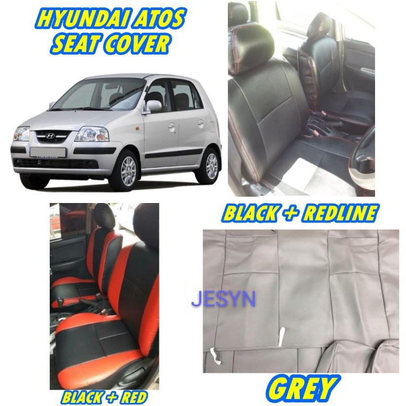 HYUNDAI ATOS COVER SEAT PVC LEATHER FULL SET FRONT & REAR | Shopee Malaysia