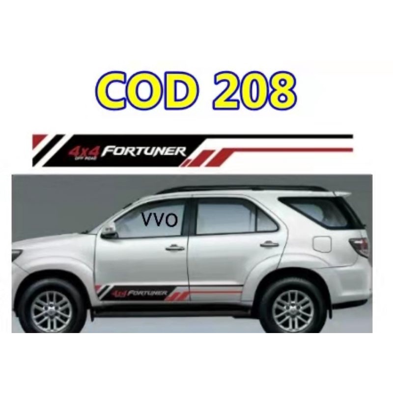 TOYOTA FORTUNER DECAL SIDE BODY STICKER ( 1SET ) | Shopee Malaysia