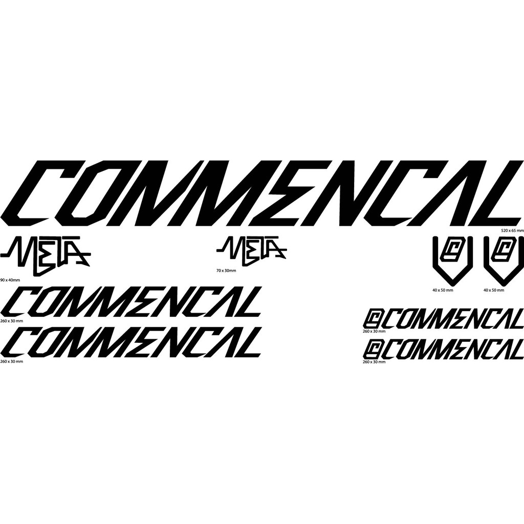 Commencal Meta Frame Decals | Shopee Malaysia