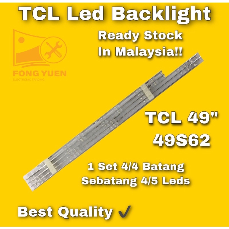 49S62 TCL 49" Led TV Backlight 49S62 | Shopee Malaysia