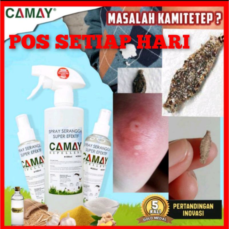 CAMAY REPELLENT HAPUS ULAT DINDING, KAMITETEP, GEGAT PEMAKAN FABRIK ...