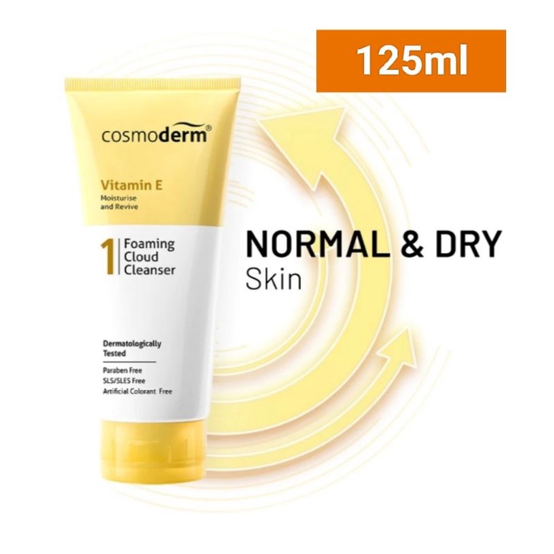 Cosmoderm Vitamin E Series Facial Cleansing Foam | Refining Toning ...