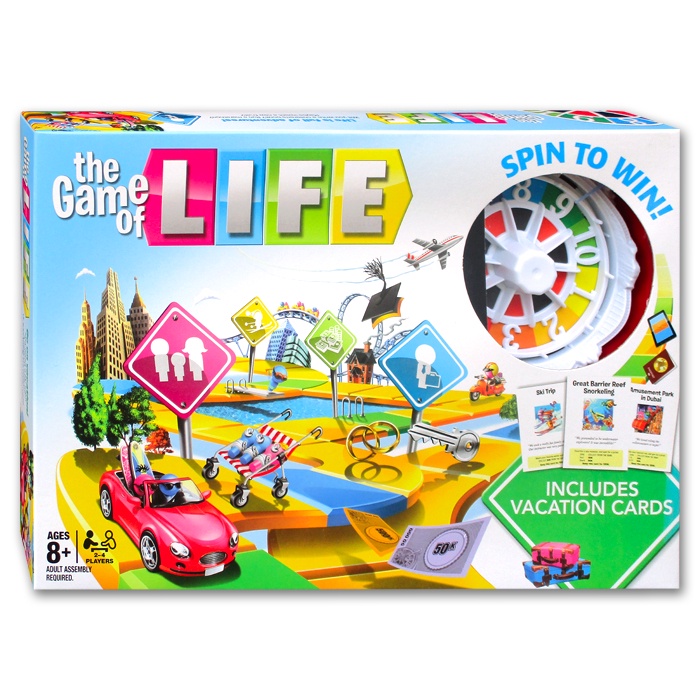 Children's Toys The Game of Life ORIGINAL Hasbro Gaming (KD) | Shopee ...