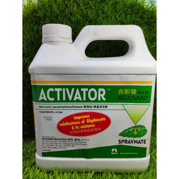Activator adjuvant 4liter / Nufarm / pelekat penyerap penyebar racun ...