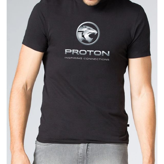 !!PROTON!! T-SHIRT NEW EMBLEM PROTON 2020 | Shopee Malaysia