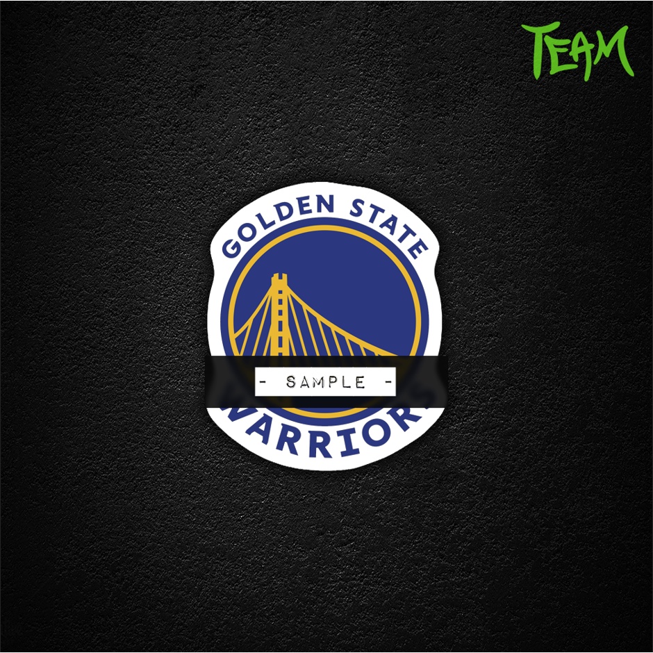 GOLDEN STATE WARRIORS - Premium Fan-made Sticker (TEAM series) | Shopee ...