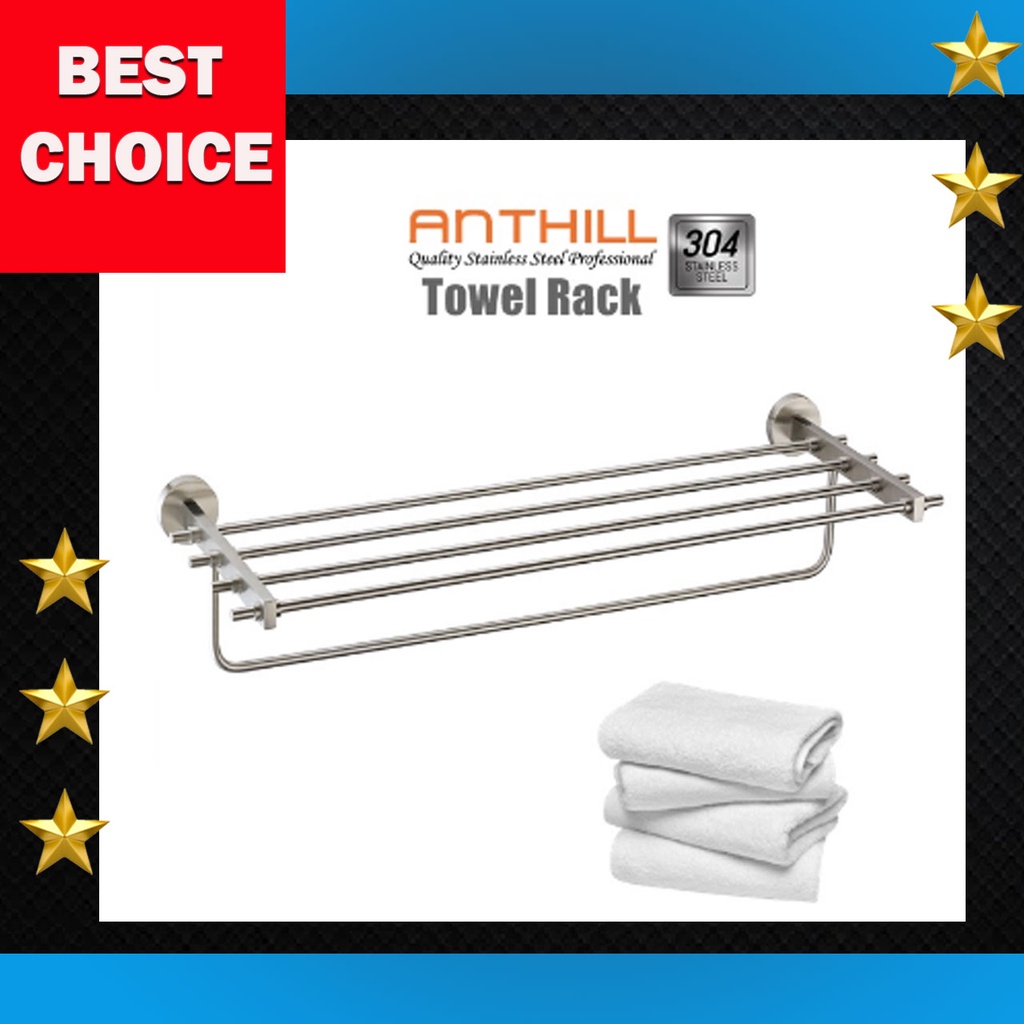 penyidai tuala besi/penyangkut tuala/tempat sidai tuala/towel storage ...