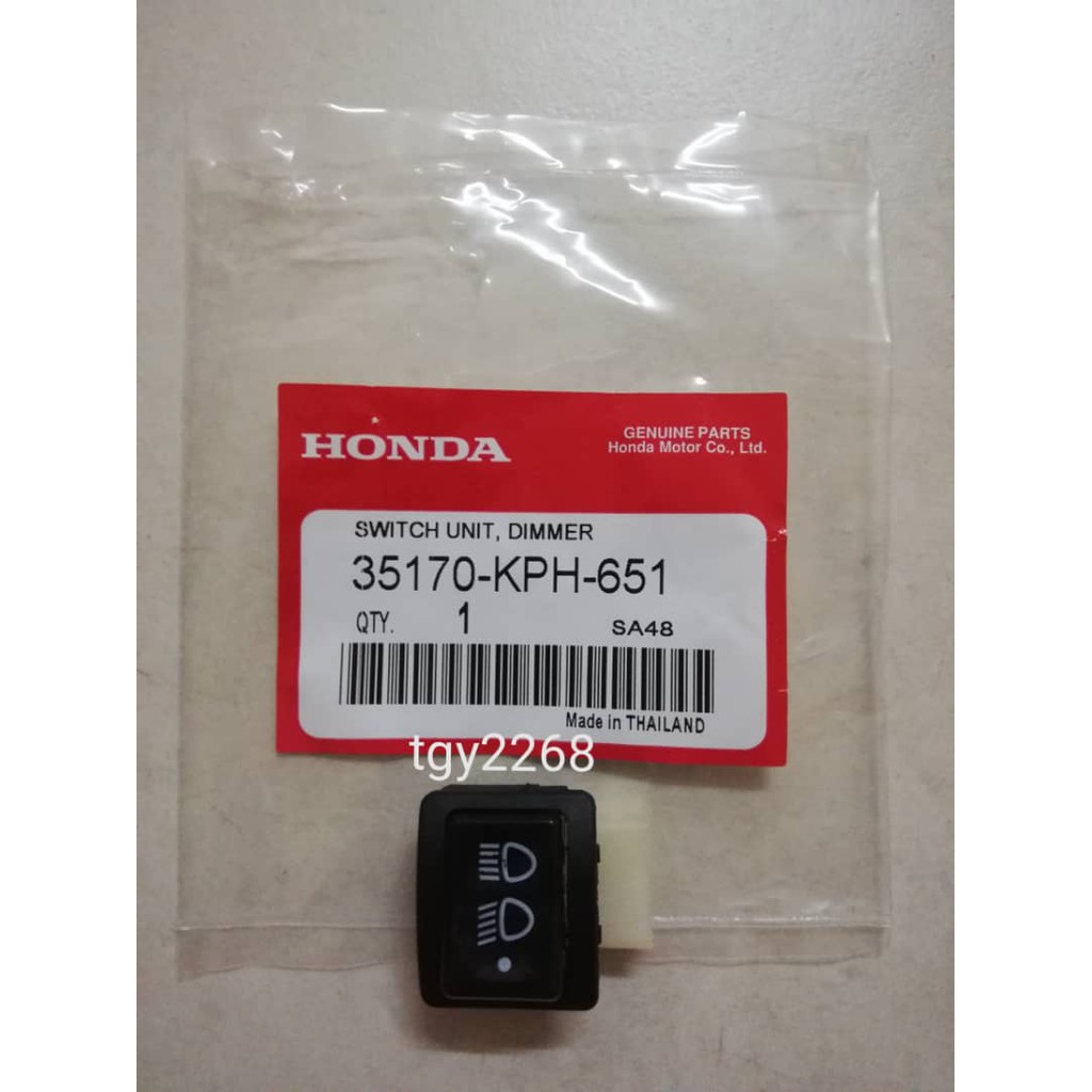 W100-R,W125,W125-S,W125-X Hi & Low switch & On/off -( PNP) | Shopee ...