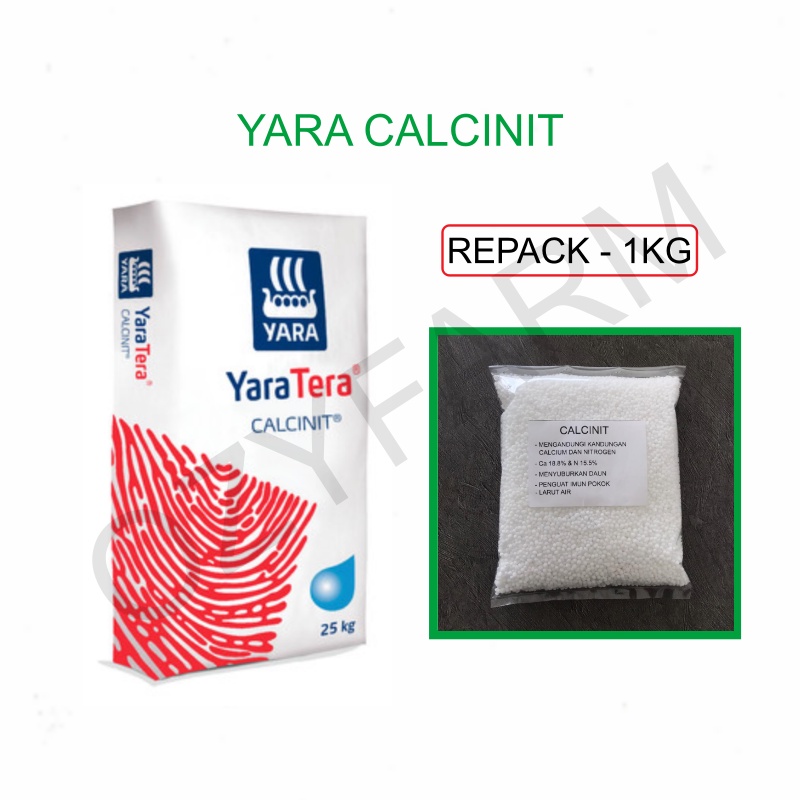 YARA TERA CALCINIT baja calcium nitrate 100% ORIGINAL - repack 1kg ...