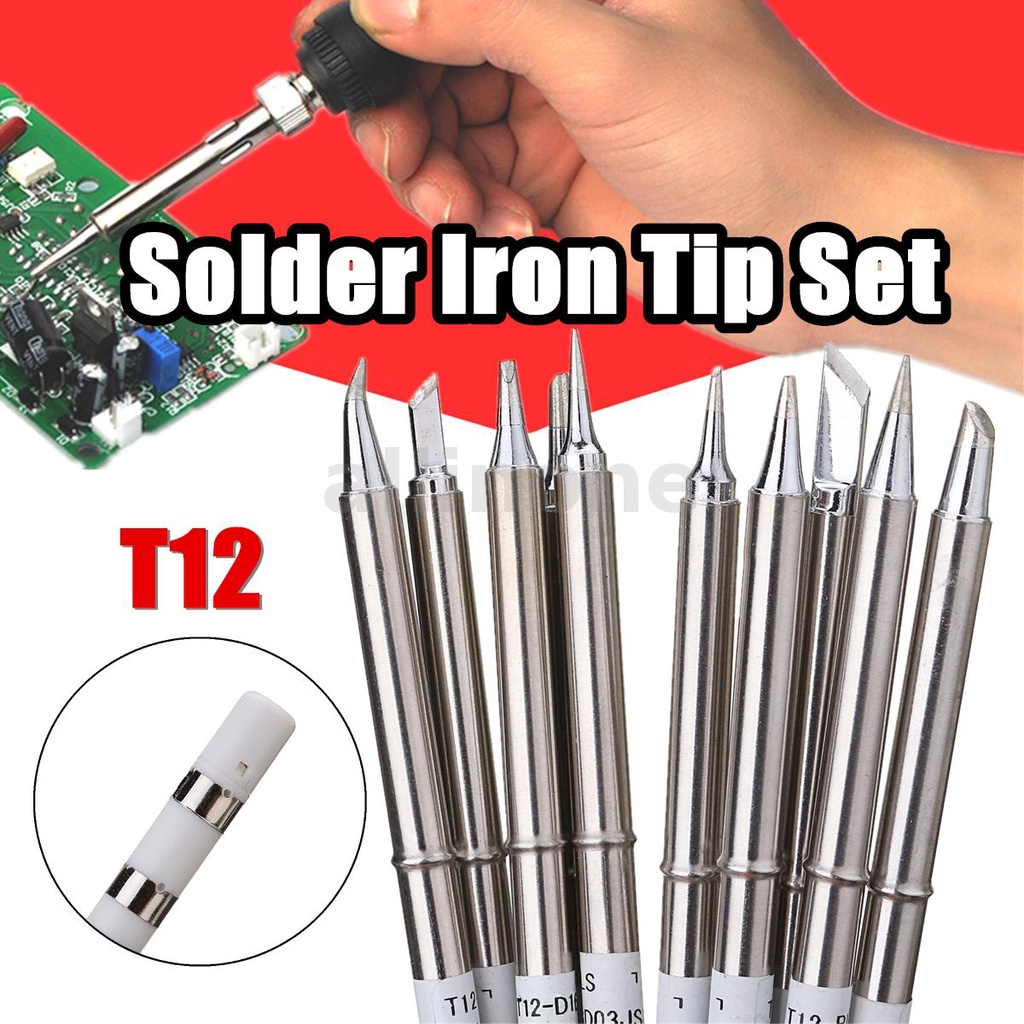 10Pcs T12 Handle Series BC2 BL JO2 KU Soldering Iron Tips For HAKKO ...