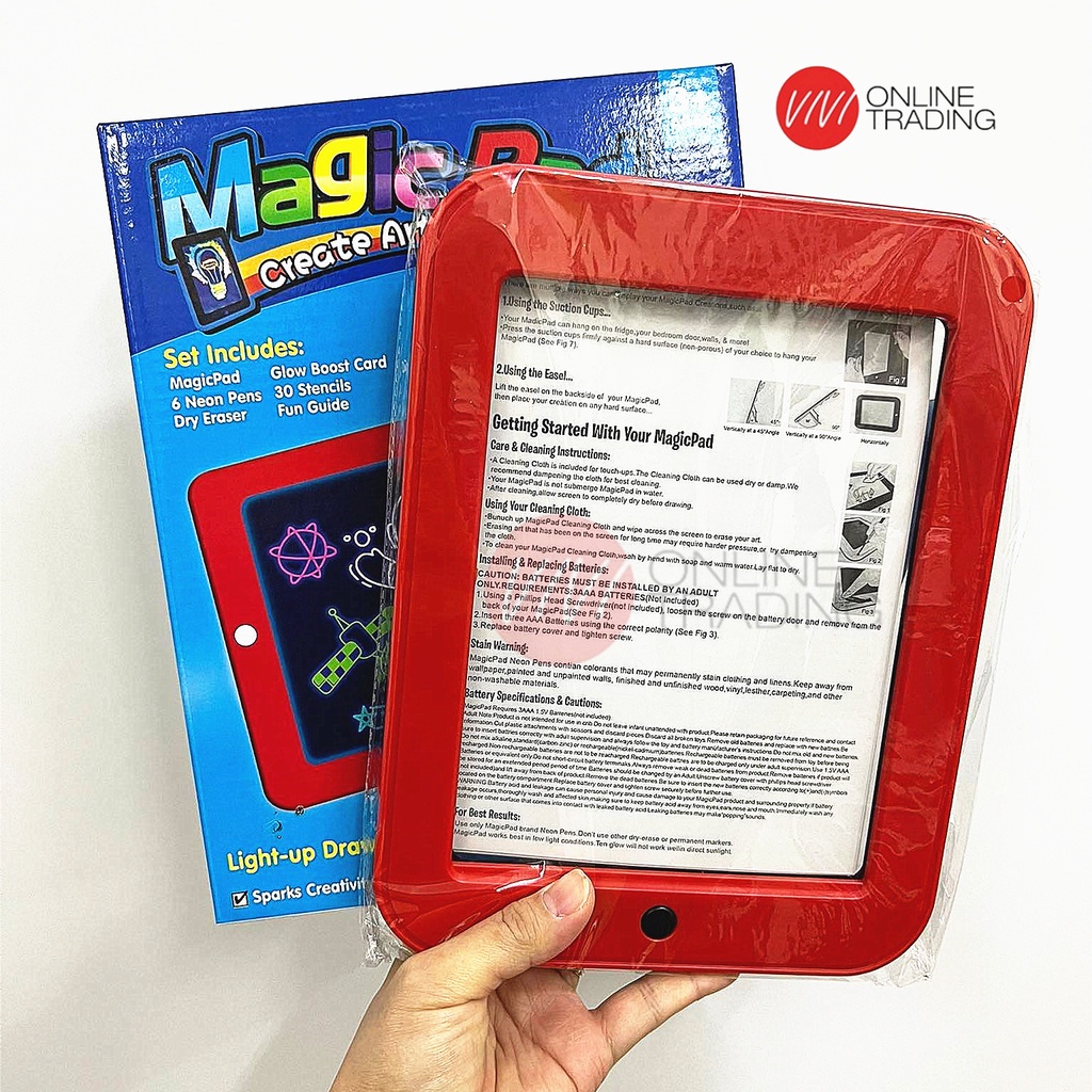 Magic Pad LED Writing Drawing Board Lighting Tablet Artboard Papan ...
