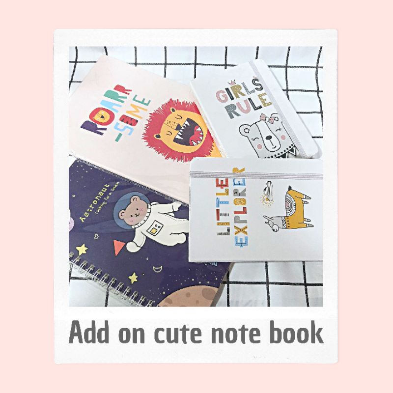 🔥 Add on 🔥 Cute notebook | Shopee Malaysia