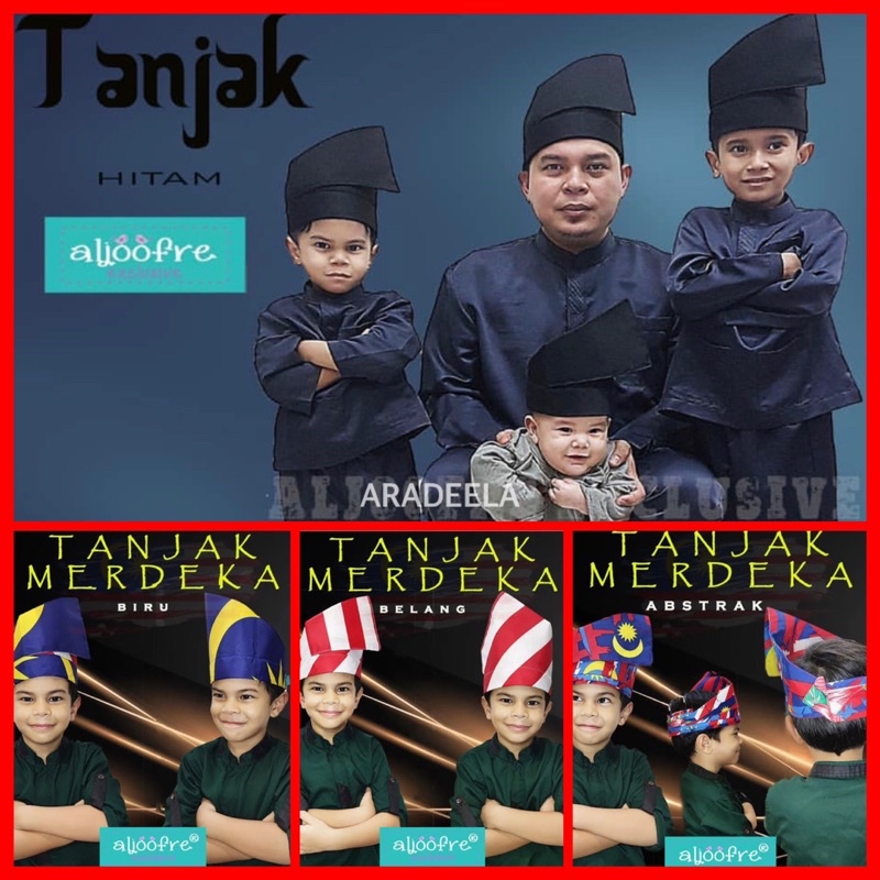 Tanjak Hitam |Tanjak Merdeka Boleh Laras|Tanjak Budak Adjustable dan ...
