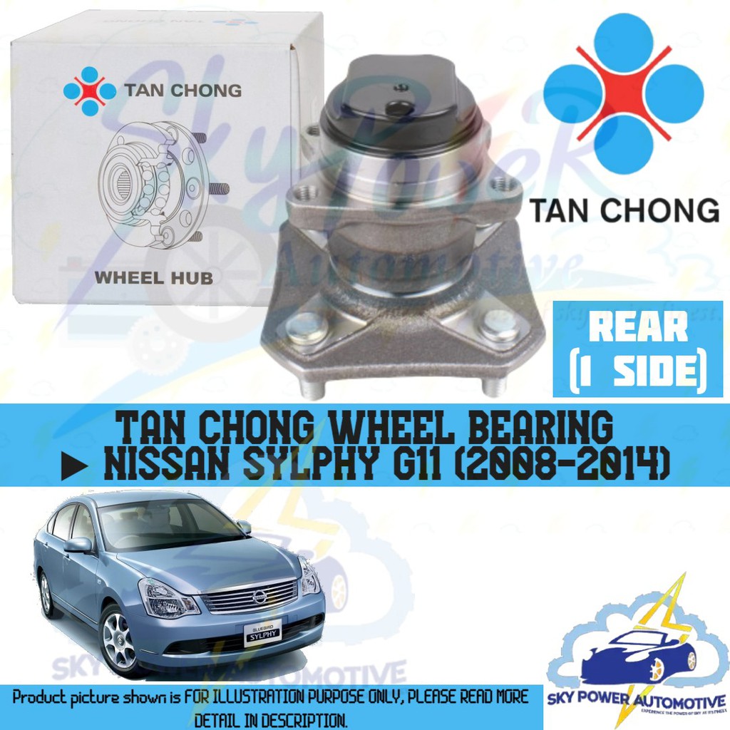 NISSAN SYLPHY G11 (2008-2014) 100% ORIGINAL TAN CHONG PARTS WHEEL ...