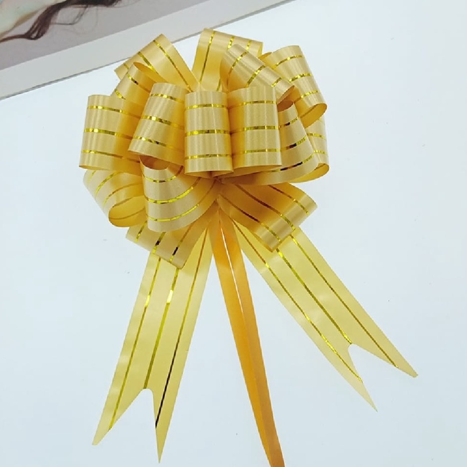 (1PCS) 12CM 18CM Ready Made Ribbon Bow / Pull Ribbon Bow / Ribbon Tarik ...