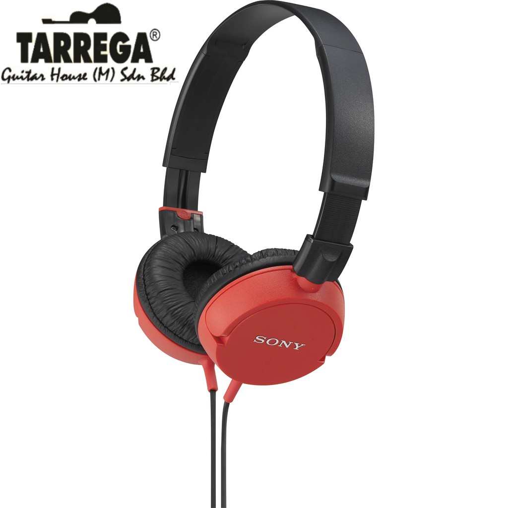 Sony MDR-ZX100 Stereo Headphones (Red)/ ORIGINAL SONY MADE IN TAIWAN ...