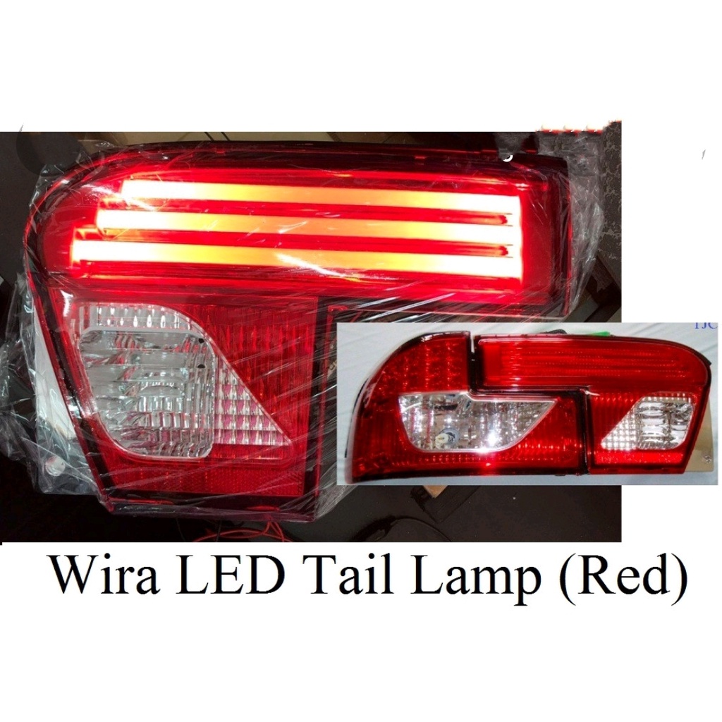 WIRA TAIL LAMP LIGHT BAR RED (1 SET 4 PCS) | Shopee Malaysia