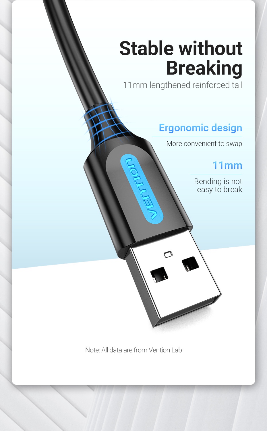 Vention Mini USB Cable USB 2.0 Mini USB to USB 2A 480 Mbps USB Data ...