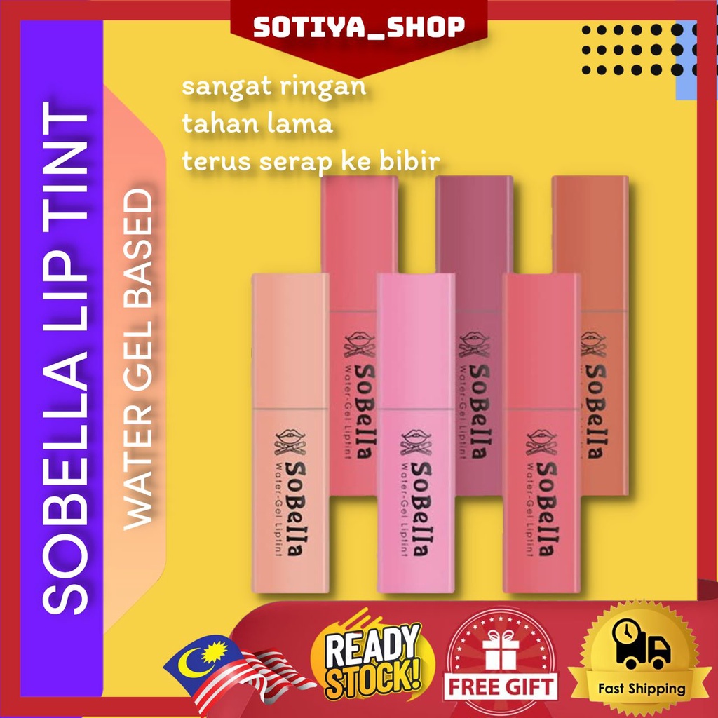 SOBELLA LIP TINT TULIP WITHOUT PLASTIC COVER ORIGINAL HQ | Shopee Malaysia