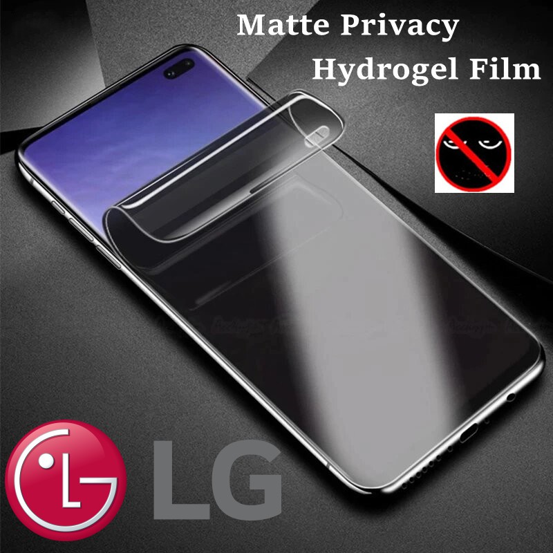 LG Wing 5G/ G7/ G8/ G6/ G8X/ G8S/ G7 Fit/ G7 One Privacy Matte Hydrogel หน้าจอป้องกัน | Shopee ...