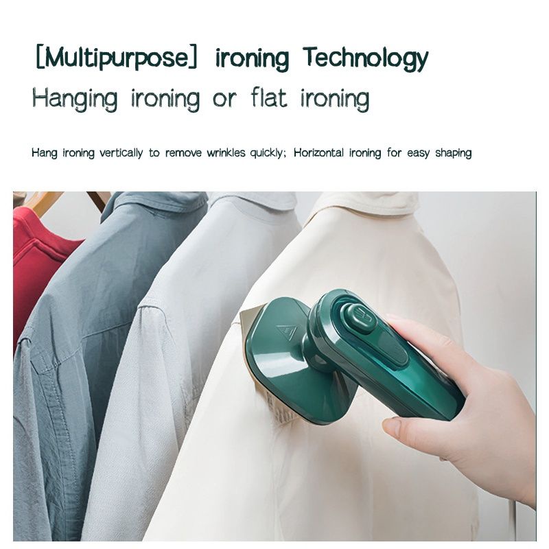 steamer iron electric handled mini steam garment wet dry portable ...