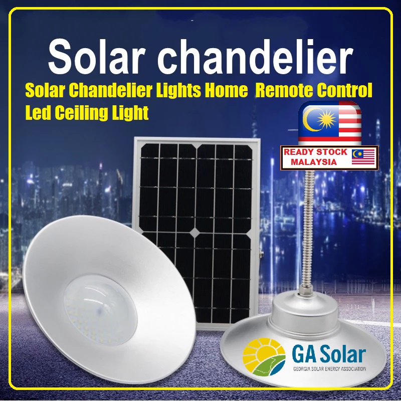 Solar Indoor Waterproof Light Control Remote Ceiling Led Bulb Lamp ...
