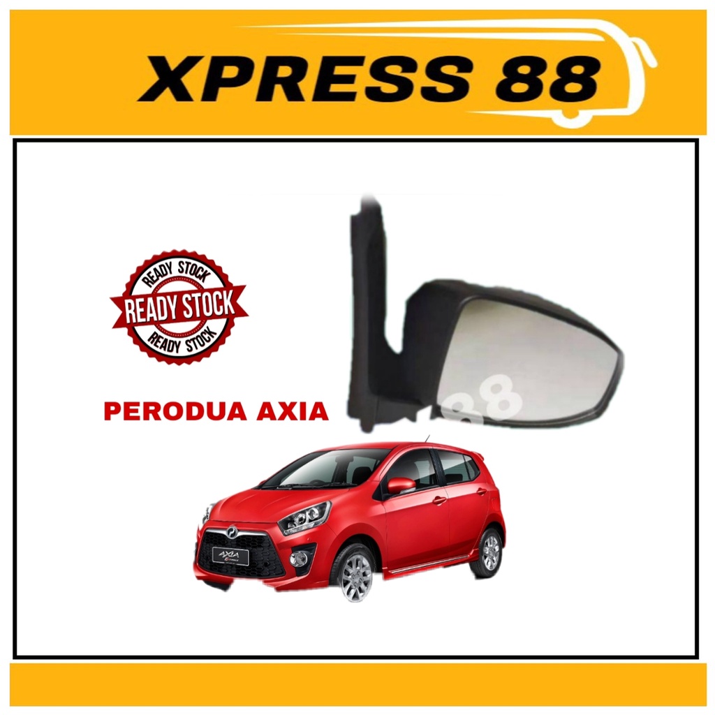 PERODUA AXIA SIDE MIRROR-MANUAL-BUANTAN MALAYSIA | Shopee Malaysia