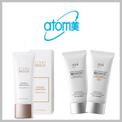 Atom Sunscreen / Absolute Essence Sunscreen SPF50+ PA+++ (60ml/40ml ...