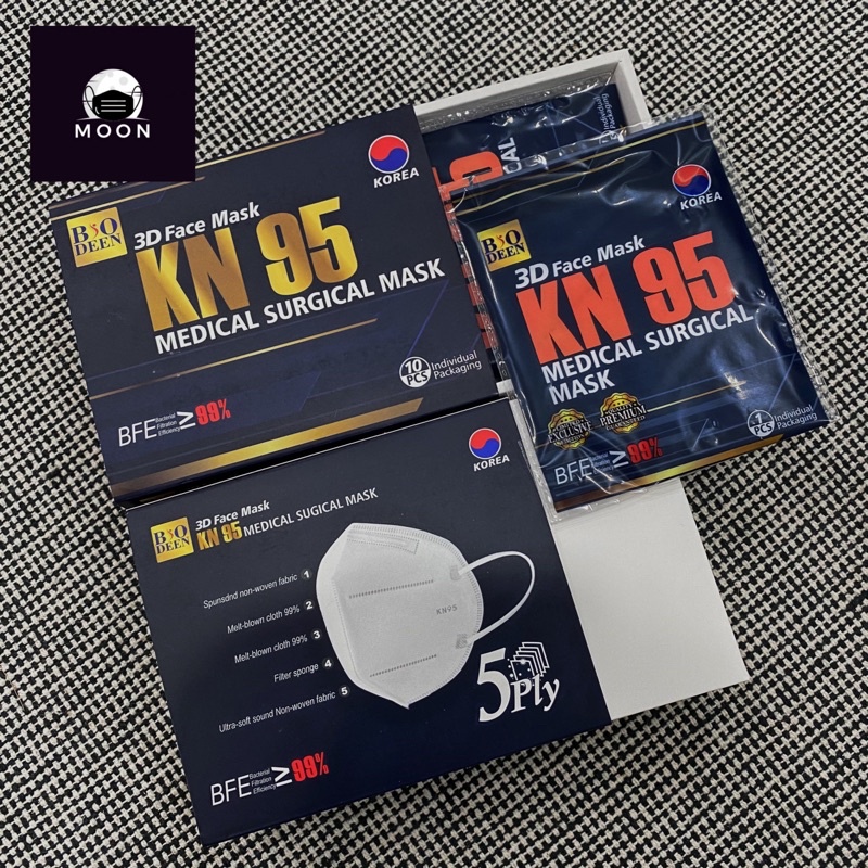 Biodeen KN95 3D Medical Surgical Face Mask | Shopee Malaysia