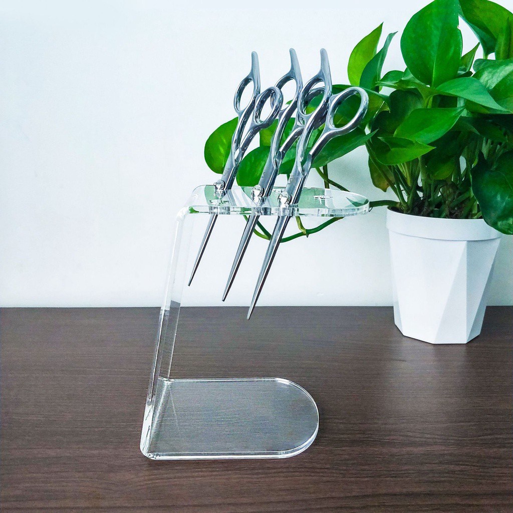 Ready Stock Quick Shipment#Acrylic Scissors Rack Transparent Socket ...