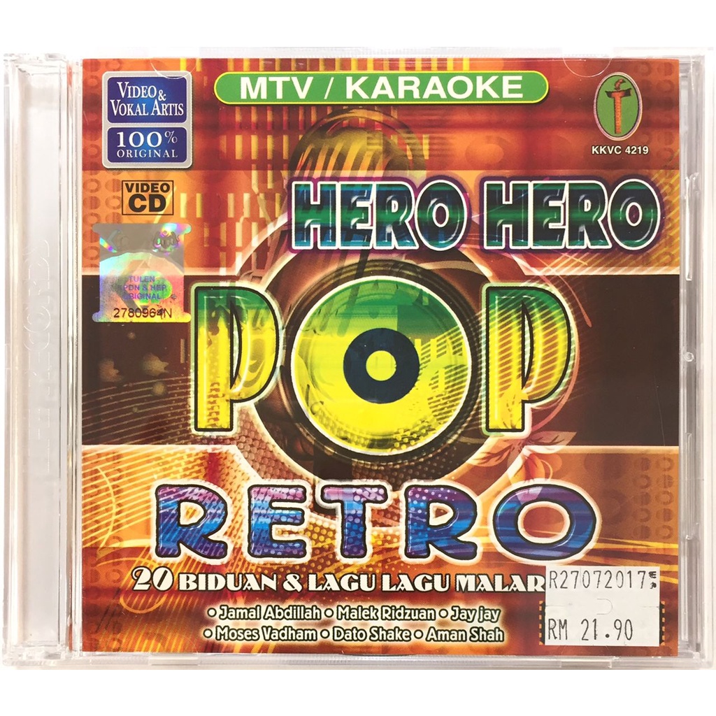 Hero Hero Pop Retro (MTV KARAOKE 2VCD) | Shopee Malaysia